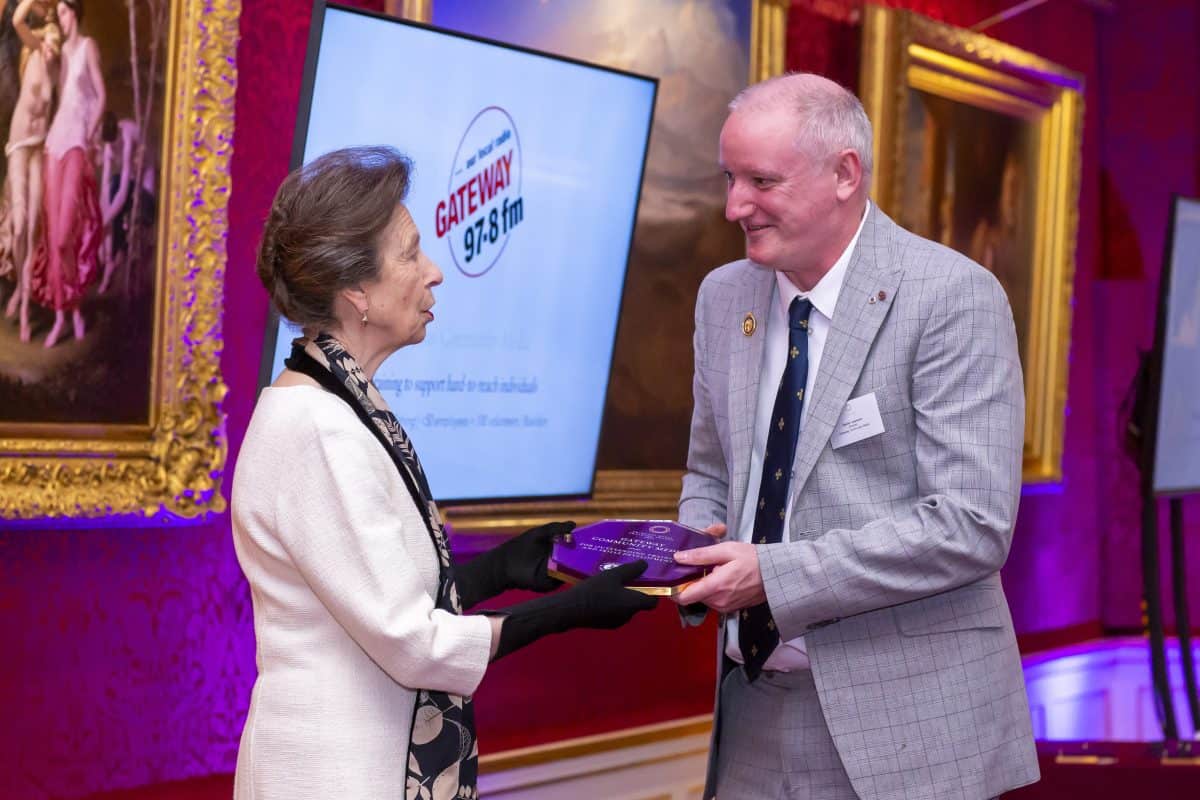 Gateway 97.8 collects royal award from Princess Anne - Gateway 97.8